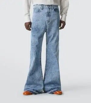 Junya Watanabe High-rise Flared Jeans