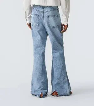 Junya Watanabe High-rise Flared Jeans