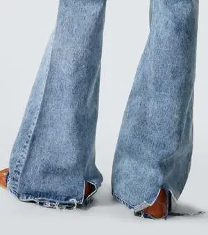 Junya Watanabe High-rise Flared Jeans