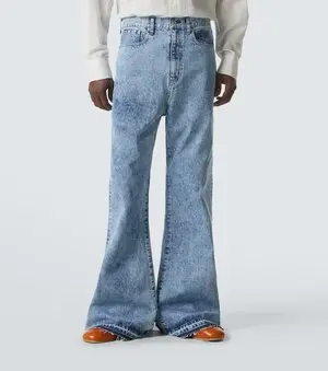 Junya Watanabe High-rise Flared Jeans