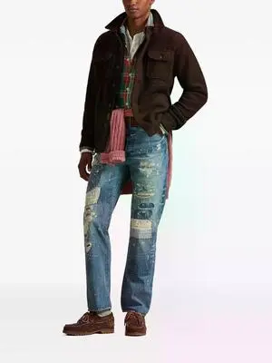 Polo Ralph Lauren Felted Shirt Jacket - Brown