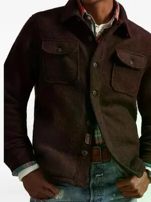 Polo Ralph Lauren Felted Shirt Jacket - Brown