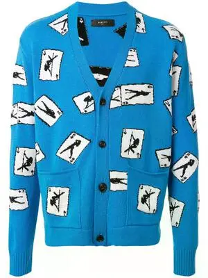 Amiri Pole-dance Knit Cardigan
