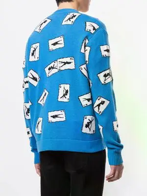 Amiri Pole-dance Knit Cardigan