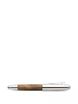 GRAF LANTZ Wood-detail Fountain Pen - Silver