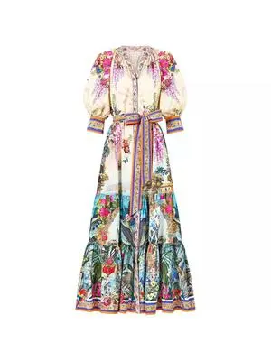 Camilla Bodrum Botanicals Tiered Dress