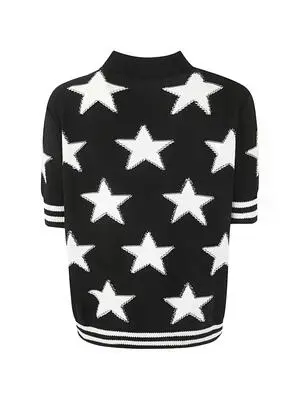 Balmain Star-motif Polo Top