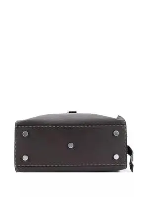 Saint Laurent Monogram Cabas Baby Satchel - Grey