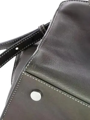 Saint Laurent Monogram Cabas Baby Satchel - Grey