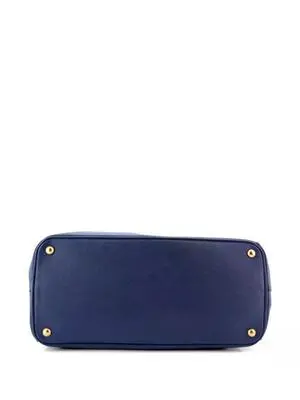 Prada Saffiano Leather Large Tote Bag - Blue