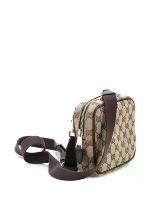 Gucci Web Loop Gg Canvas Camera Bag