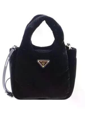 Prada Padded Soft Velvet Mini Tote Bag