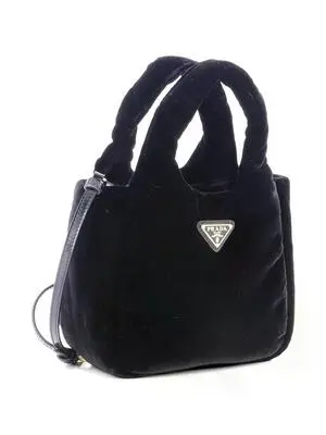 Prada Padded Soft Velvet Mini Tote Bag