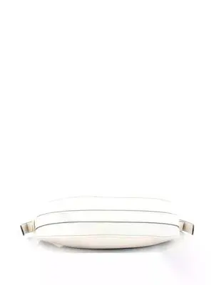 Prada Arque' Half Moon Leather Hobo Bag - White