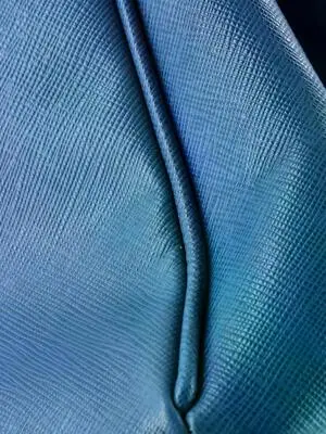 Prada Lux Saffiano Leather Large Tote Bag - Blue