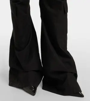 Rick Owens Jumbo Belas Cotton Cargo Pants - Black