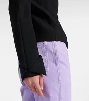 Chloé Virgin Wool Crepe Cardigan