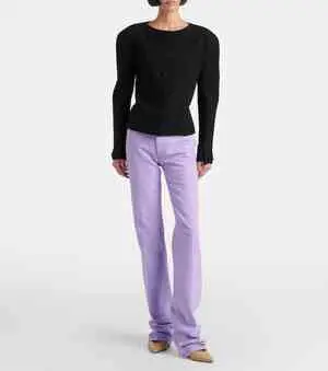 Chloé Virgin Wool Crepe Cardigan