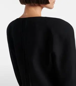 Chloé Virgin Wool Crepe Cardigan