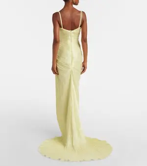 MARMAR HALIM Pleated Gown
