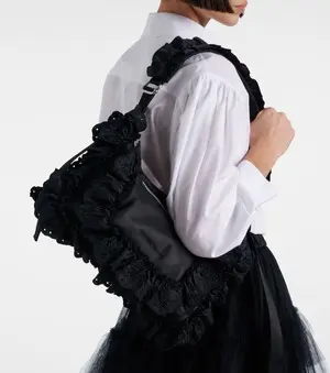Simone Rocha Pillowcase Shoulder Bag With Ruffled Detail