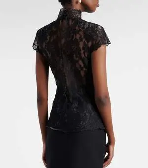 Valentino Garavani Cotton-blend Top