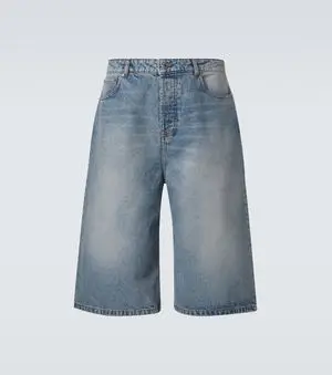 Ami Paris Denim Shorts For Men