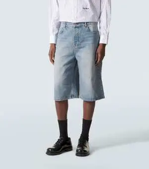 AMI Paris Denim Bermuda Shorts