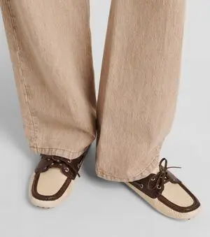 Brunello Cucinelli Monili Canvas Mules