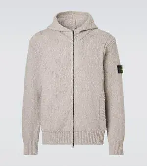 Stone Island Compass Cotton Zip-up Hoodie