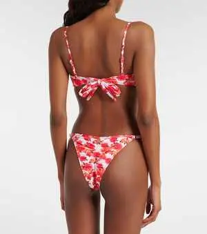 BANANHOT Emi Floral Bikini Bottoms - Red