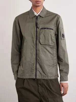 C.P. COMPANY Panama-r Overshirt - Green