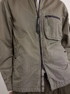 C.P. COMPANY Panama-r Overshirt - Green