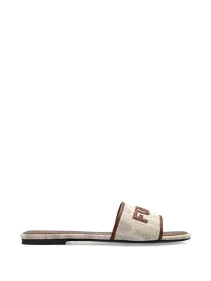 Furla Logo Sliders - Neutrals
