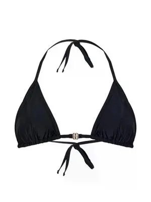 BY MALENE BIRGER Astrida Logo Bikini Top - Black