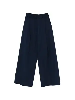 SEMICOUTURE Jhonny Cotton Trousers - Blue