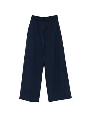 SEMICOUTURE Jhonny Cotton Trousers - Blue