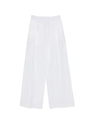 SEMICOUTURE Jhonny Cotton Trousers - White