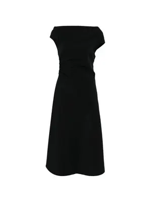 PAROSH Midi Dress - Black