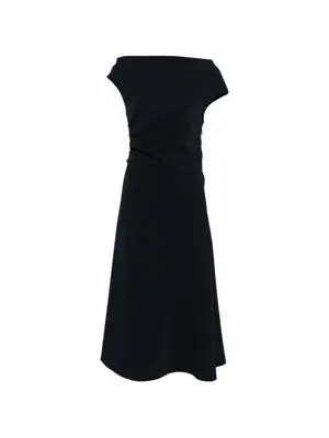 PAROSH Midi Dress - Blue