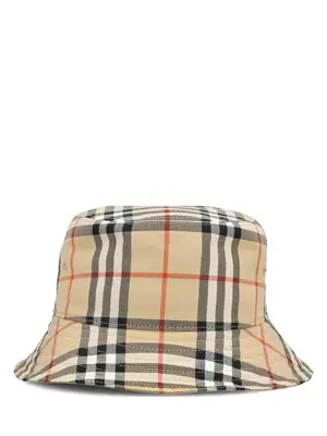 Burberry Cotton Bucket Hat - Beige