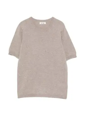 Soft Goat Cashmere Crewneck Sweater - Grey