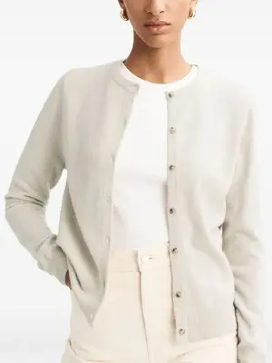 Soft Goat Cashmere Cardigan - Beige