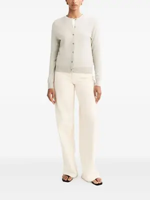 Soft Goat Cashmere Cardigan - Beige