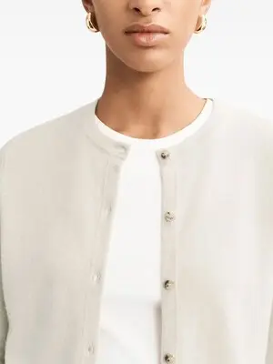 Soft Goat Cashmere Cardigan - Beige