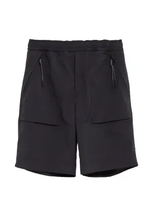 Moncler Technical Froissé Bermuda Shorts - Black
