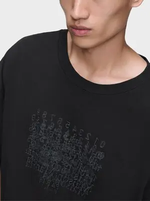MAISON MARGIELA Numerical T-shirt - Black