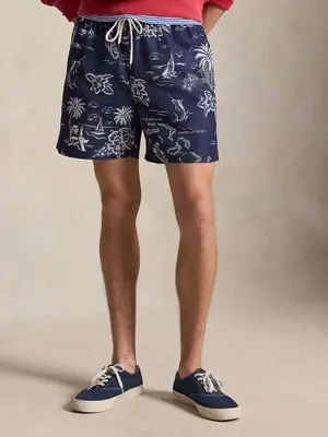 Polo Ralph Lauren Traveler Polo Bear Swim Boxer - Blue