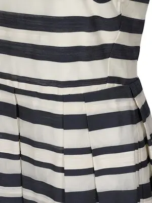 Ralph Lauren Striped Cocktail Dress - Blue