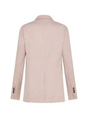 Seventy Double-breasted Blazer With Peak Lapel - Pink